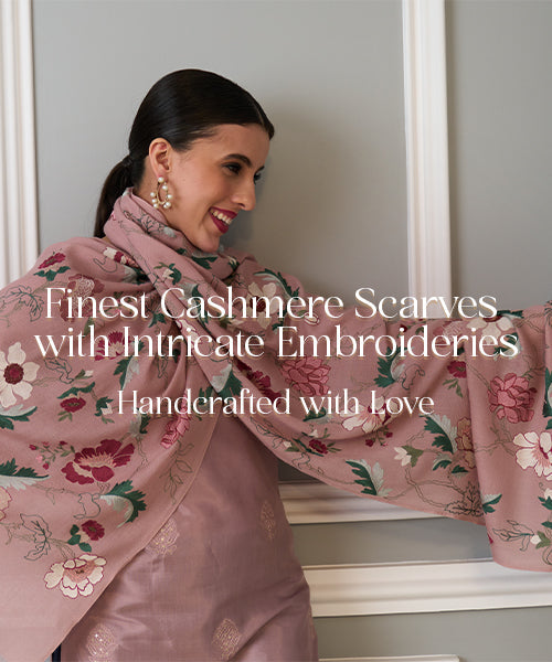 Buy Cashmere Shawls Online, Handmade Kashmiri Shawls- Mauli Cashmere